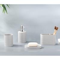 China plastic Bathroom Accessories Set Foam Dispenser Soap Dispenser Toothbrush Holder Soap Dish for sale