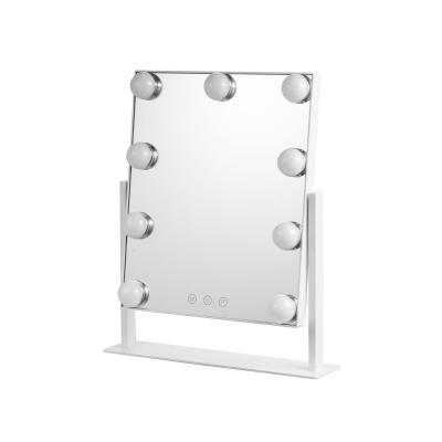 China Big Countertop Makeup Mirror With 9 Bulbs  High Durability for sale