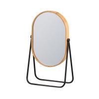 China Portable Simple Countertop Makeup Mirror With Jewelry Tray for sale