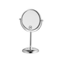 China Round Metal Countertop Makeup Mirror Lower Energy Consumption for sale