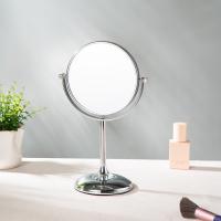 China Round Metal Countertop Makeup Mirror Lower Energy Consumption for sale