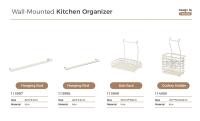 China Cutlery Holder Wall Mounted Kitchen Organizer Set  Perfect Solution For Small Kitchens for sale