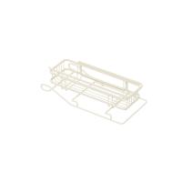 China Spice Rack Hanging Kitchen Storage Rack In White Wall Mounted Type For Organized And Tidy Kitchen for sale