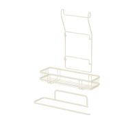 China Installation Type Kitchen Paper Holder Wall-mounted Hanging Kitchen Storage Rack Modern And Sleek Organizer for sale