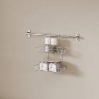 China Sustainable Multifunctional Kitchen Organizer Set Wall Mounted Spice Rack for sale