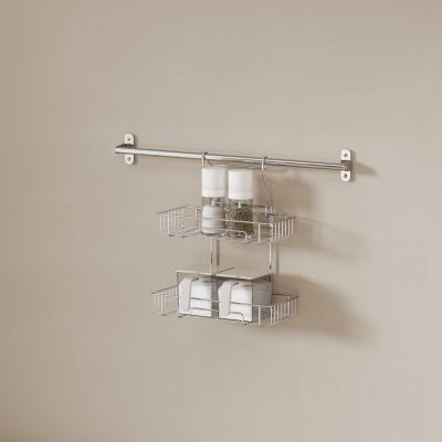 China Sustainable Multifunctional Kitchen Organizer Set Wall Mounted Spice Rack for sale