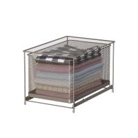 China Stackable Metal Wire Storage Basket Under Sink Organizer Sliding Storage Basket Durable For Unique Business Requirements for sale