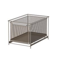 China Stackable Metal Wire Storage Basket Under Sink Organizer Sliding Storage Basket Durable For Unique Business Requirements for sale