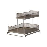 China Under Sink Organizer Sliding Basket Organizer Kitchen Storage Basket By Customized Logo For Countertop Type for sale