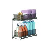 China Under Sink Organizer Sliding Basket Modern Bathroom Storage Basket Combination Of Style And Function for sale