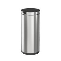 China Automatic Trash Can Round Motion Sensor Trash Can Household Sensor Bin Stainless Steel Waste Bin for sale