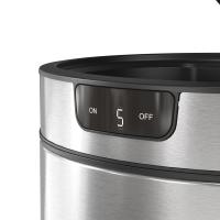 China Automatic Trash Can Round Motion Sensor Trash Can Household Sensor Bin Stainless Steel Waste Bin for sale