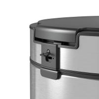 China Automatic Trash Can Round Motion Sensor Trash Can Household Sensor Bin Stainless Steel Waste Bin for sale