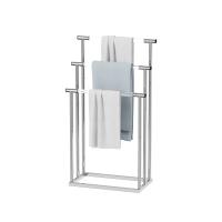 China Bathroom Towel Rack With Acrylic Bars Free Standing Bathroom Towel Organizer Blanket Rack for sale
