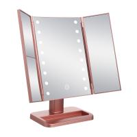 China Foldable Elegance of 's Vanity Mirror with Flat and Bevel Edge for sale