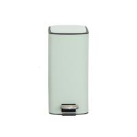 China Stainless Steel 11.5L Soft Close Square Pedal Trash Bin for Living Room and Office Sustainable Material for sale