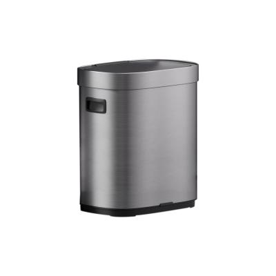 China Function Lid Open Automatically Household Kitchen Stainless Steel Trash Can with Automatic Touchless Smart Sensor Waste Bin for sale