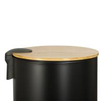China Round Shape Household Pedal Trash Bin Stainless Steel with Thin Lid OEM ODM Offered for sale