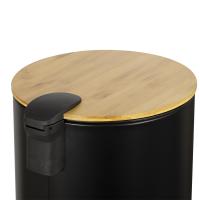 China Round Shape Household Pedal Trash Bin Stainless Steel with Thin Lid OEM ODM Offered for sale