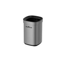 China Stainless Steel Sustainable Open Top Trash Bin Waste Management Trash Can for sale
