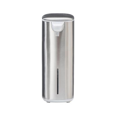 China Stainless Steel Touch-Free Sensor Liquid Foam Soap Pump Dispenser Automatic Rechargeable Soap Dispenser For Bathroom for sale