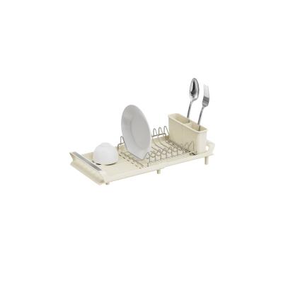 China Metal Wire Utensils Holder Dish Draining Board Rack Kitchen Organization for sale