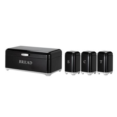 China Multifunction Kitchen Counter Top Bread Box Bread Tin Storage Keep Fresh for sale