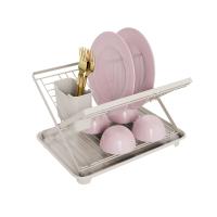 China ‌Foldable Dish Drainer Rack - Space Saving Collapsible Kitchen Organizer for Dishes & Utensils for sale