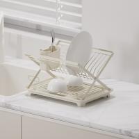 China ‌Foldable Dish Drainer Rack - Space Saving Collapsible Kitchen Organizer for Dishes & Utensils for sale