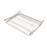 China ‌Foldable Dish Drainer Rack - Space Saving Collapsible Kitchen Organizer for Dishes & Utensils for sale