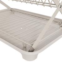 China ‌Foldable Dish Drainer Rack - Space Saving Collapsible Kitchen Organizer for Dishes & Utensils for sale
