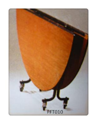 China fire and water proof foldable movable round table for restaurant for sale