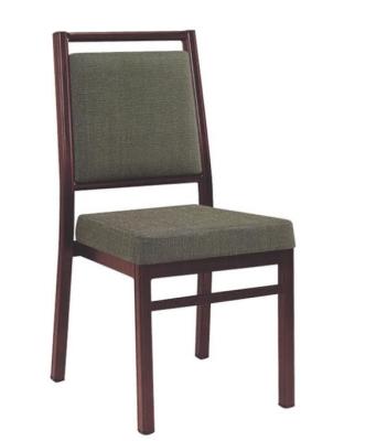 China Comfortable grey black high density foam cushion aluminium dining chair for sale