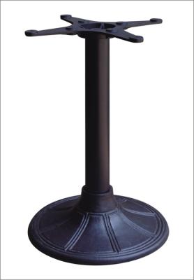 China YLX-041 Die-Casting Steel Round Table Base with Cross Top for Table use for sale