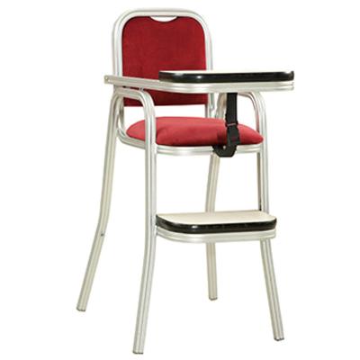 China YLX-6095 Silver Aluminium/Steel Strong Baby Dining Eatting Chair with Board for sale