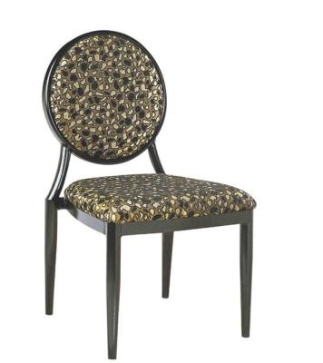 China YLX-6019  Elegant Oil Painting Round Back Comfortable Cushion Dining Chair for sale