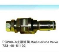 China PC220-6 Excavator Main Relief Valve 723-40-56302 Main Service Valve for sale