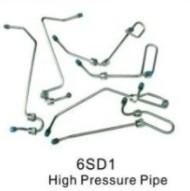 China PC200-6 6D95 6SD1 Diesel Injector Pipe High Pressure Engine Parts For Excavator for sale