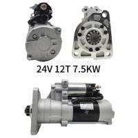 China 10PD1 10PE1 7.5KW Excavator Starter Motor Metal M009T80871 Engine Starter Motor for sale