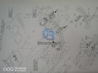 China Sk250-8 Sk260LC-8 Excavator Hoses , LQ30H01124P1 Hydraulic Pump Hose for sale