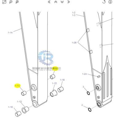 China OEM Sk330-10 Kobelco Excavator Bucket Bushing Lc12b01763p1 for sale