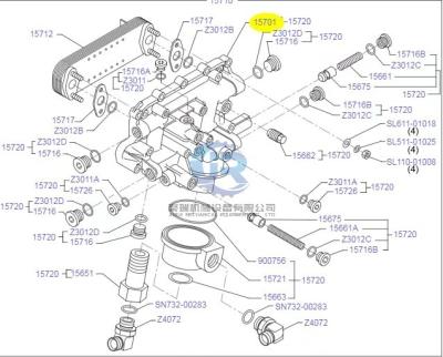 China VHS157012352 Sk200-8 Excavator Engine Parts Cylinder Head Assy for sale