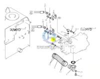 China LC52S00012P1 Excavator Sensor , SK230-6E Excavator Replacement Parts for sale