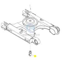 China YN55V00053F1 SK130-8 Excavator Hydraulic Swivel Joint Assembly for sale