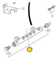 China Sk130-8 Sk140-8 Excavator Engine Parts Va32g6100901 Common Rail for sale
