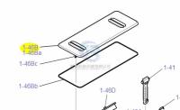 China YN17M01291F1 Kobelco Cab Rear Cover For SK130-8 SK200-8 SK330-8 Excavator Parts for sale