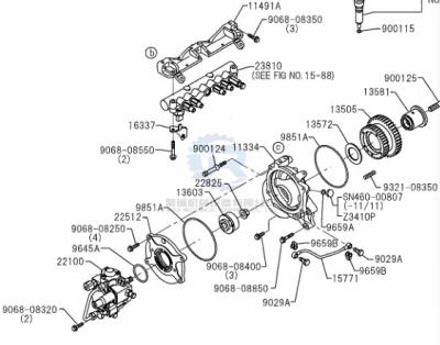 China J05E Common Rail Assy VH23810E0060 VH227601261A For SK200-8 Excavator Parts for sale