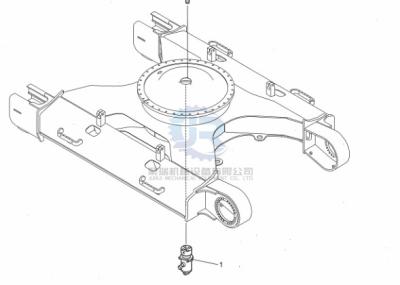 China YN55V00053F1 Excavator Hydraulic Parts Swing Joint For SK200-8 SK210LC-8 for sale