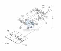 China YN60D00071F1 Kobelco Shoe Assy For Sk200-8 Sk210-8  Excavator Parts for sale