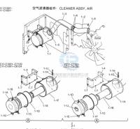China LC11P00020F1 Excavator Air Cleaner Assy SK330-8 Sk350-8 for sale